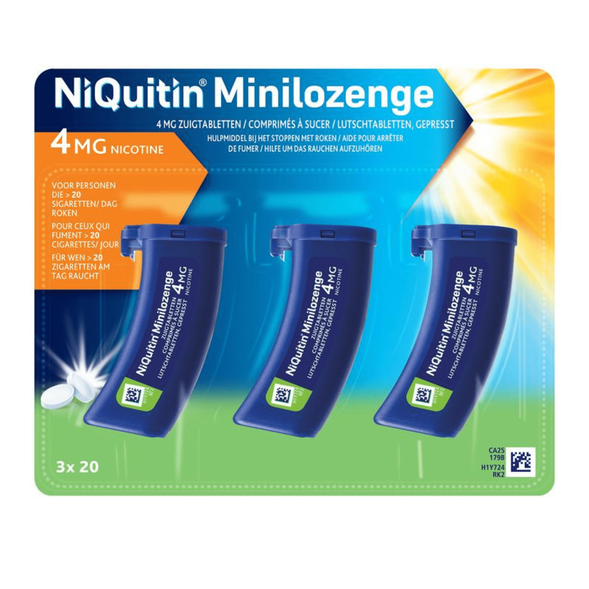 NiQuitin Minilozenge 4 mg 3 x 20 zuigtabletten - online bestellen ...