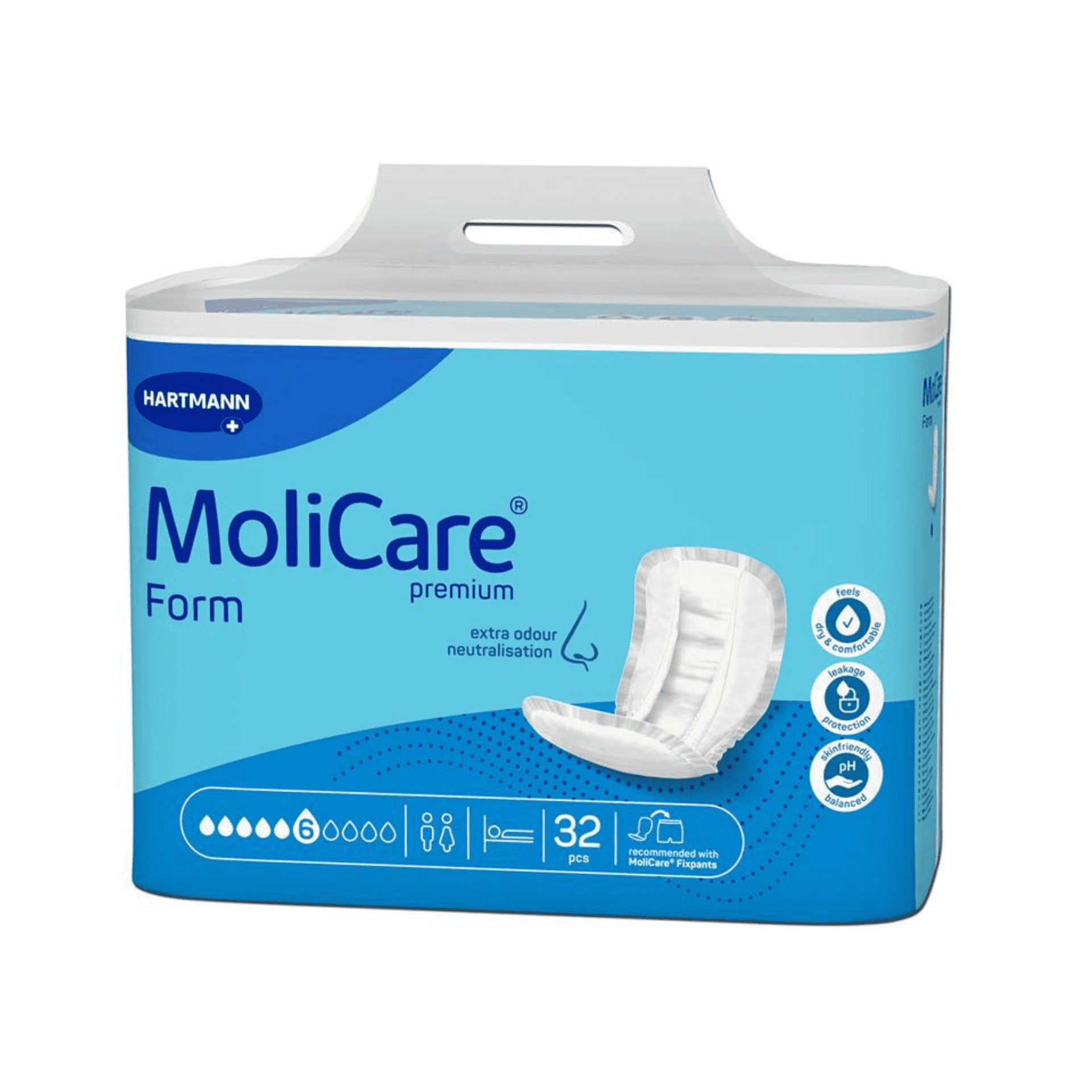 Molicare Premium Form 6D 32 stuks | Optiphar