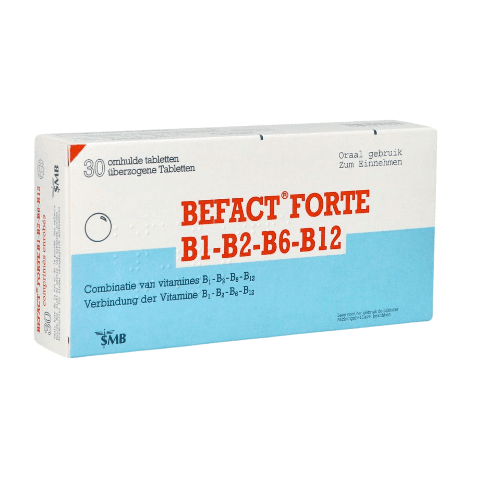 Befact Forte B1-B2-B6-B12 30 tabletten | Optiphar