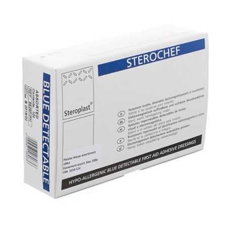 Covarmed Pleister Blauw Assortiment 100 stuks - Online bestellen | Optiphar