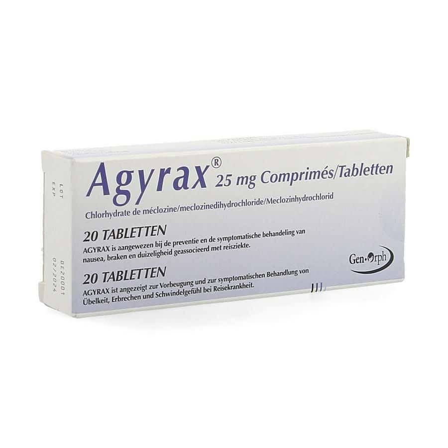 Agyrax 25 mg 20 tabletten - online bestellen | Optiphar
