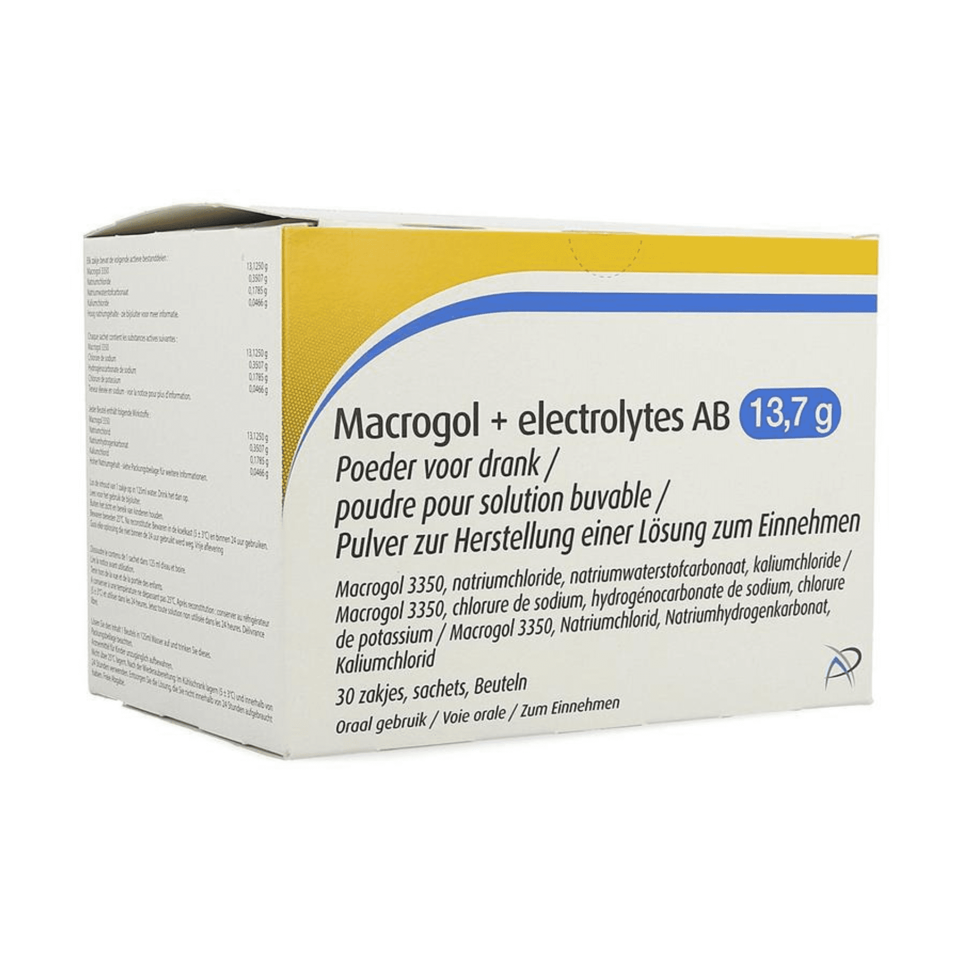 Macrogol + Electrolytes AB 30 zakjes | Optiphar
