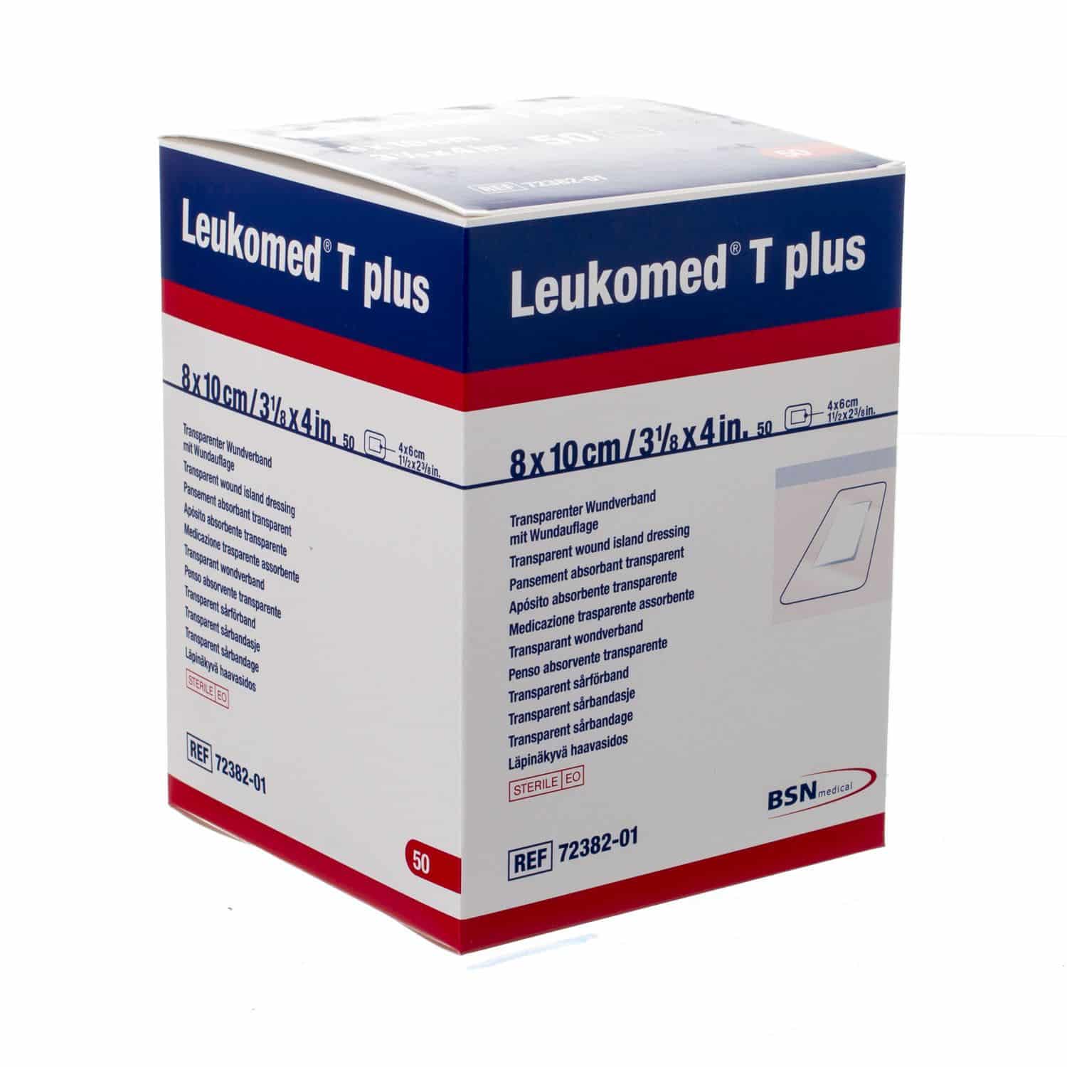 Leukomed T Plus Steriel Wondverband 8 x 10 cm 50 stuks - Online ...