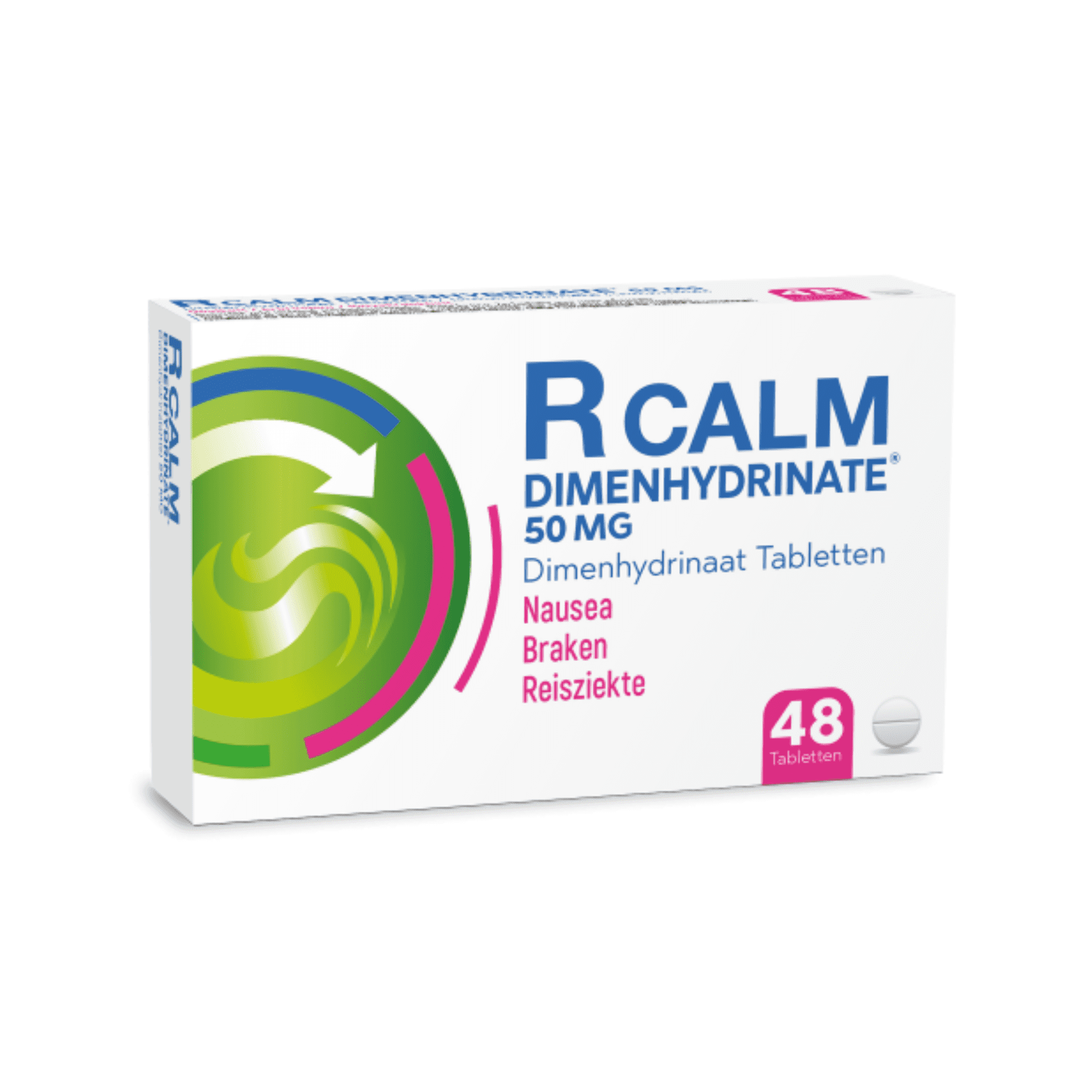 R Calm Dimenhydrinate 48 tabletten | Optiphar