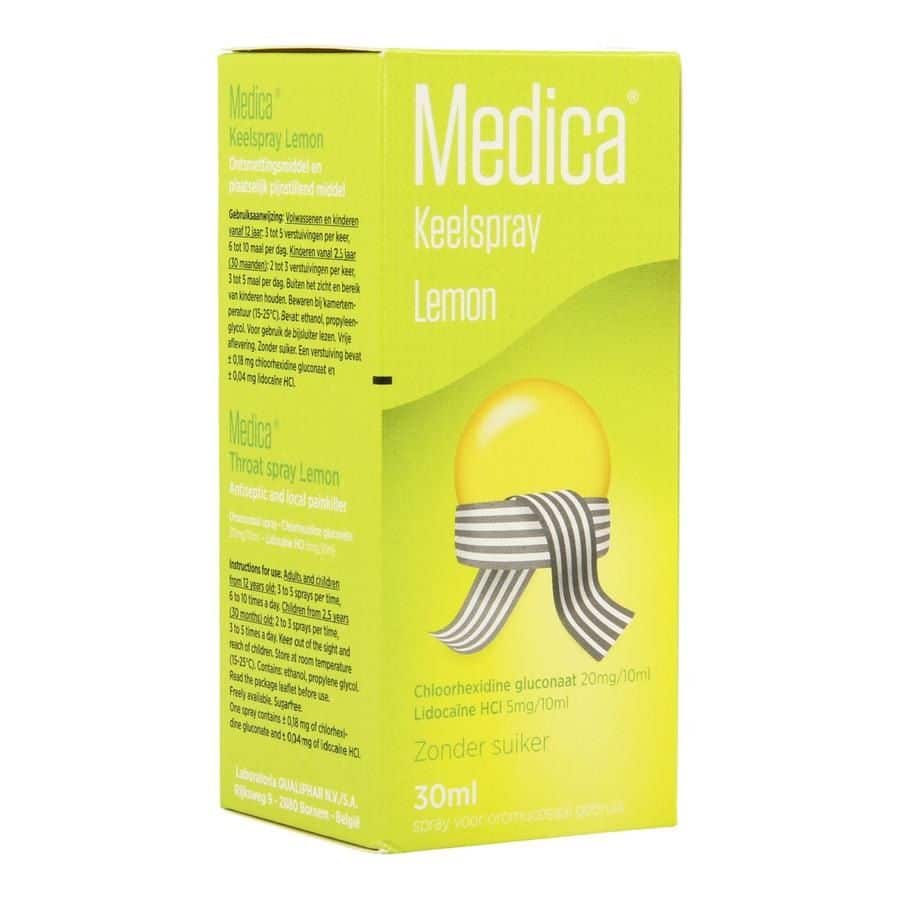 Medica Keelspray Lemon | 30 ml | Optiphar