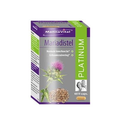 Mannavital Mariadistel Platinum 60 capsules - Online bestellen | Optiphar