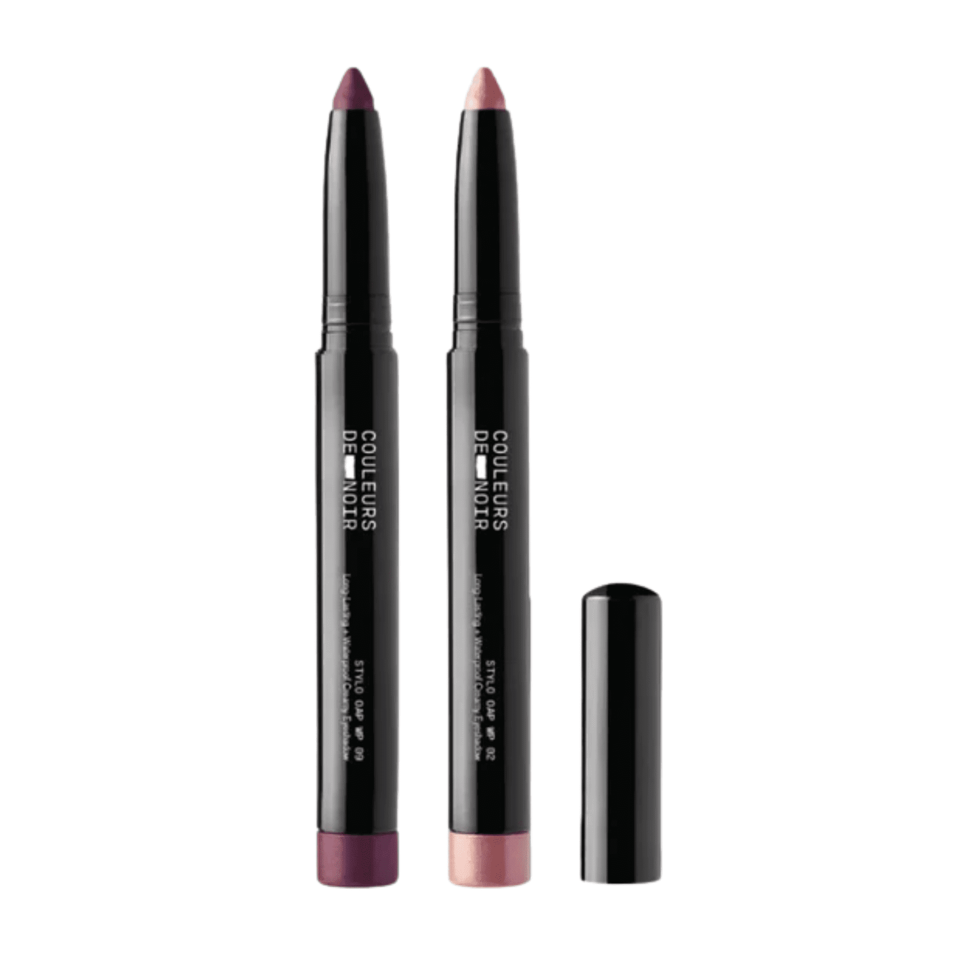 Couleurs de Noir Eyeshadow Stick Duo Berry Macaron | Optiphar