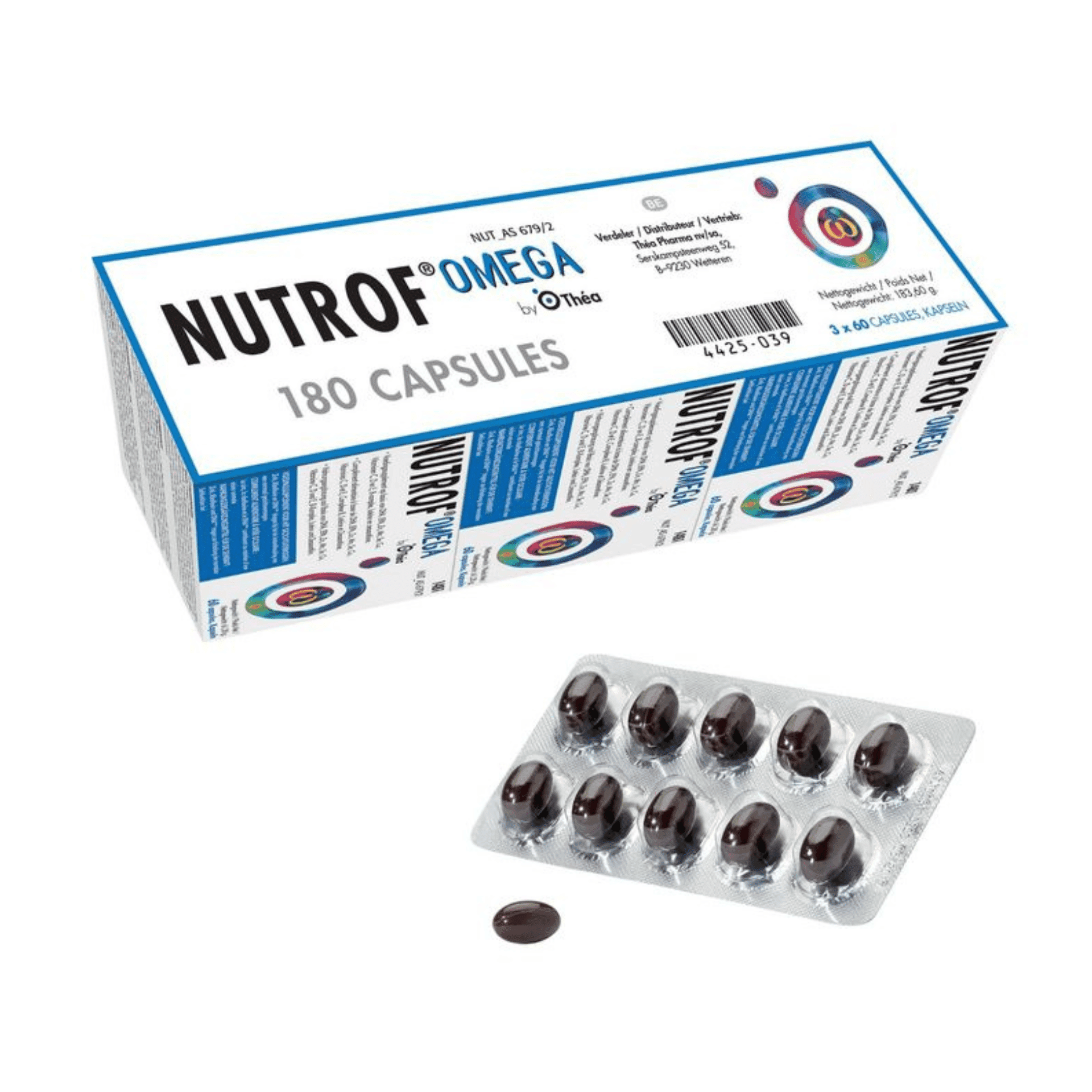 Nutrof Omega 180 capsules | Optiphar