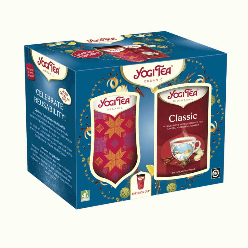 Yogi Tea Classic Thee + Thermos Cup Geschenkset | Optiphar