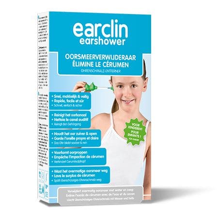 Earclin Earshower Oorsmeerverwijderaar Kind | 1 stuk | Optiphar