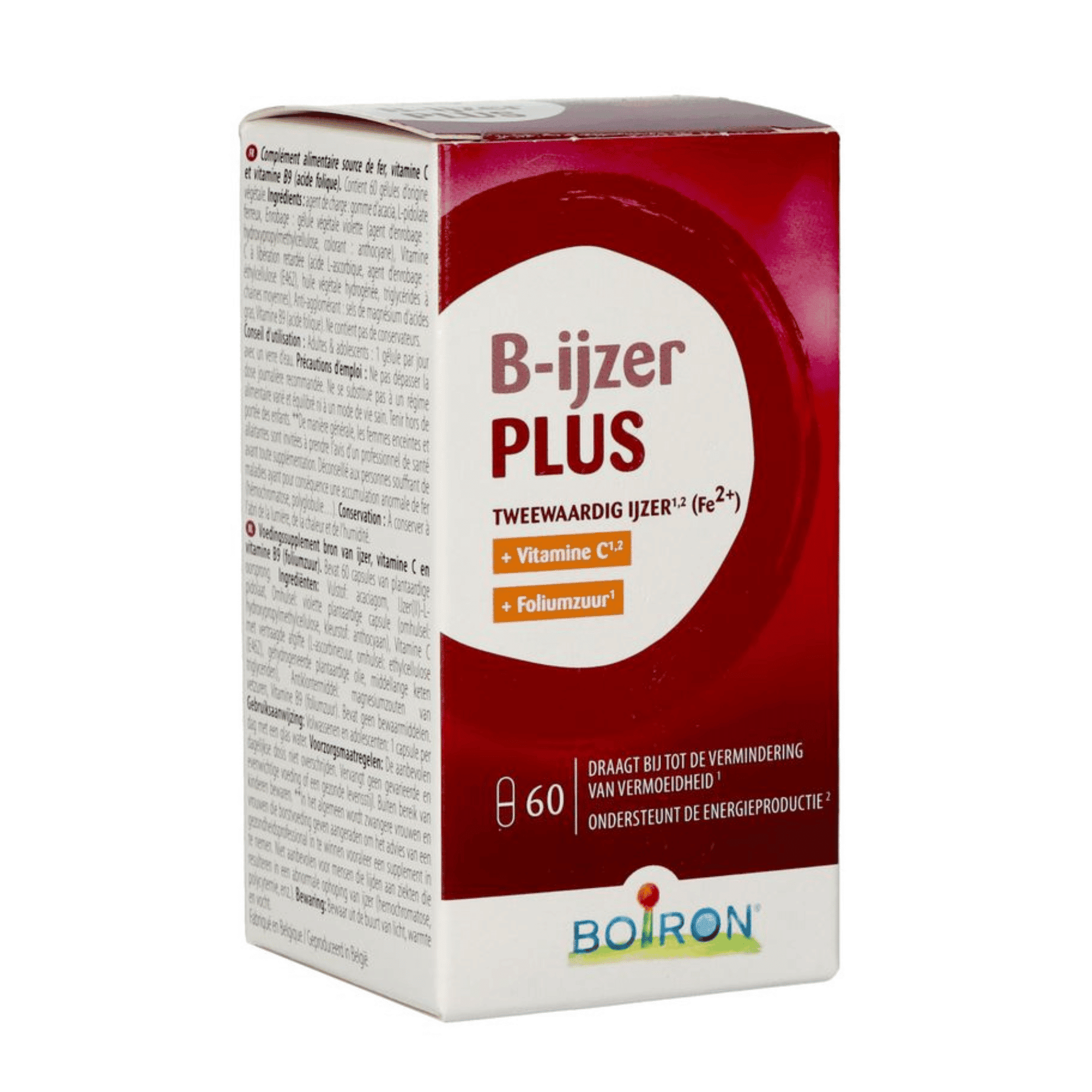 Boiron B-IJzer Plus 60 capsules | Optiphar