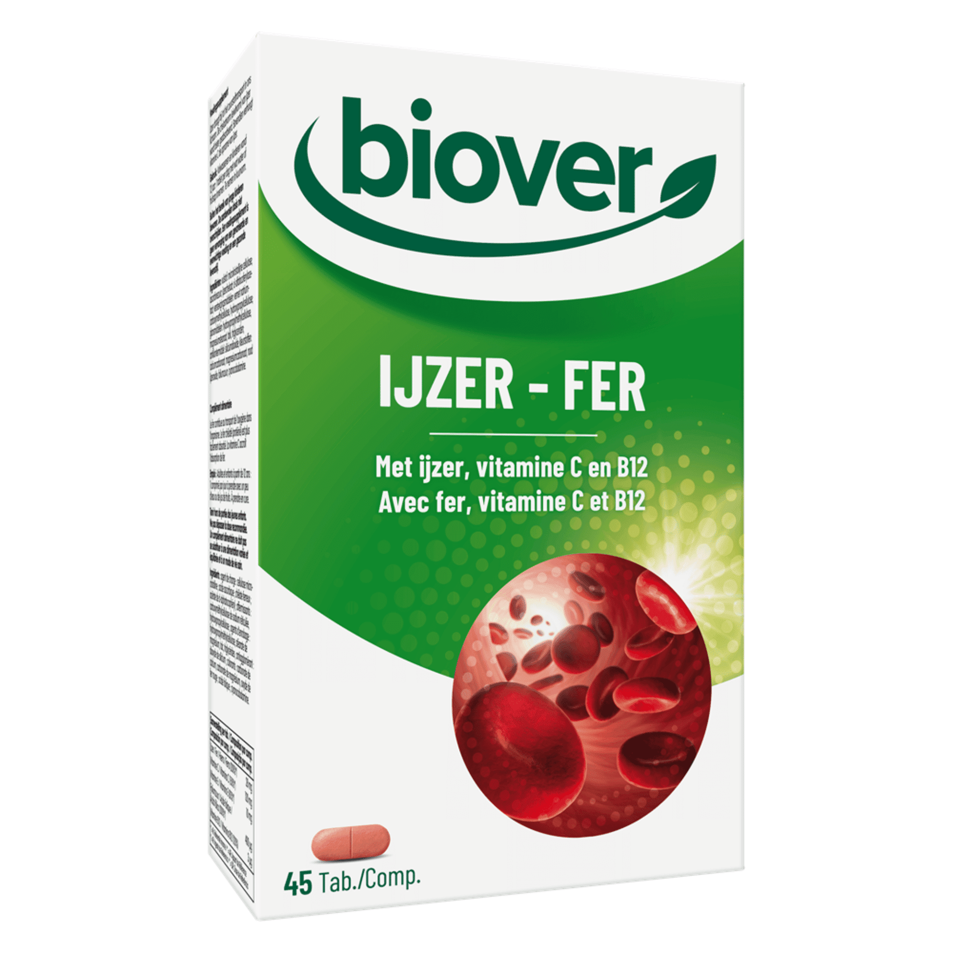 Biover IJzer 45 tabletten | Optiphar