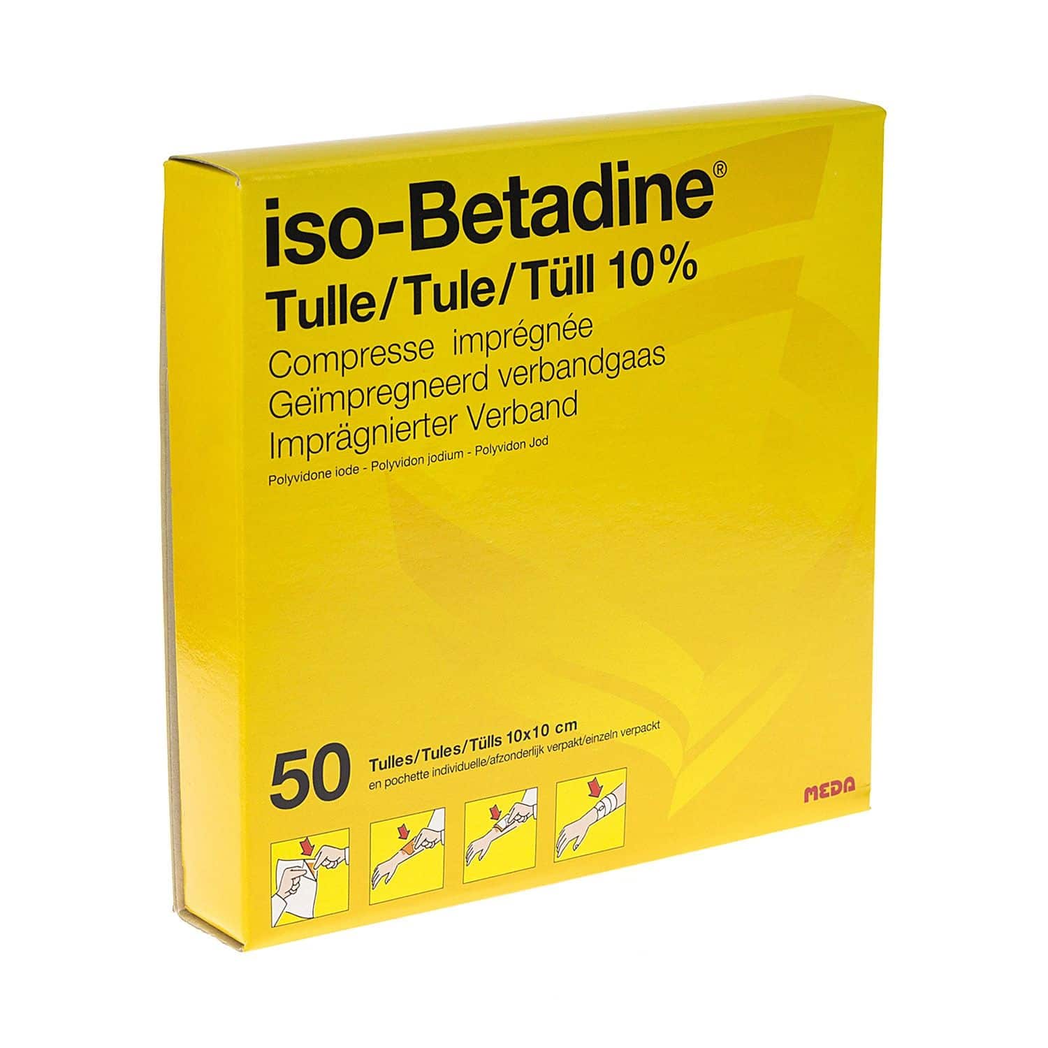 Iso Betadine Tulle 50 stuks - online bestellen | Optiphar