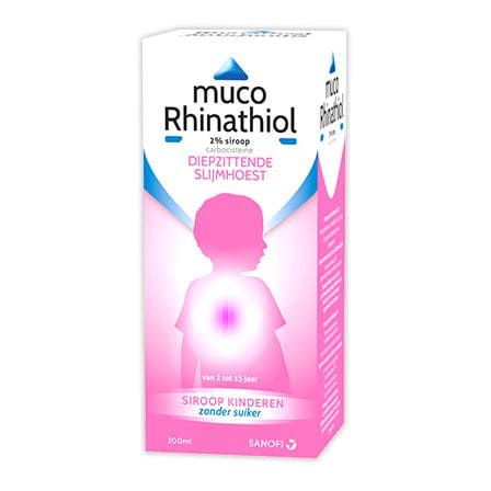 Muco Rhinathiol Siroop Kind zonder Suiker 200 ml - online bestellen ...