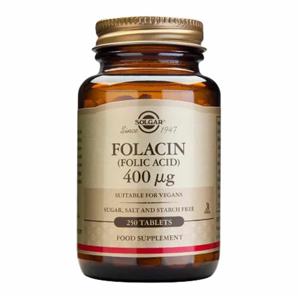 Solgar Folacin (Foliumzuur) 400 µg 250 tabletten - Online bestellen ...