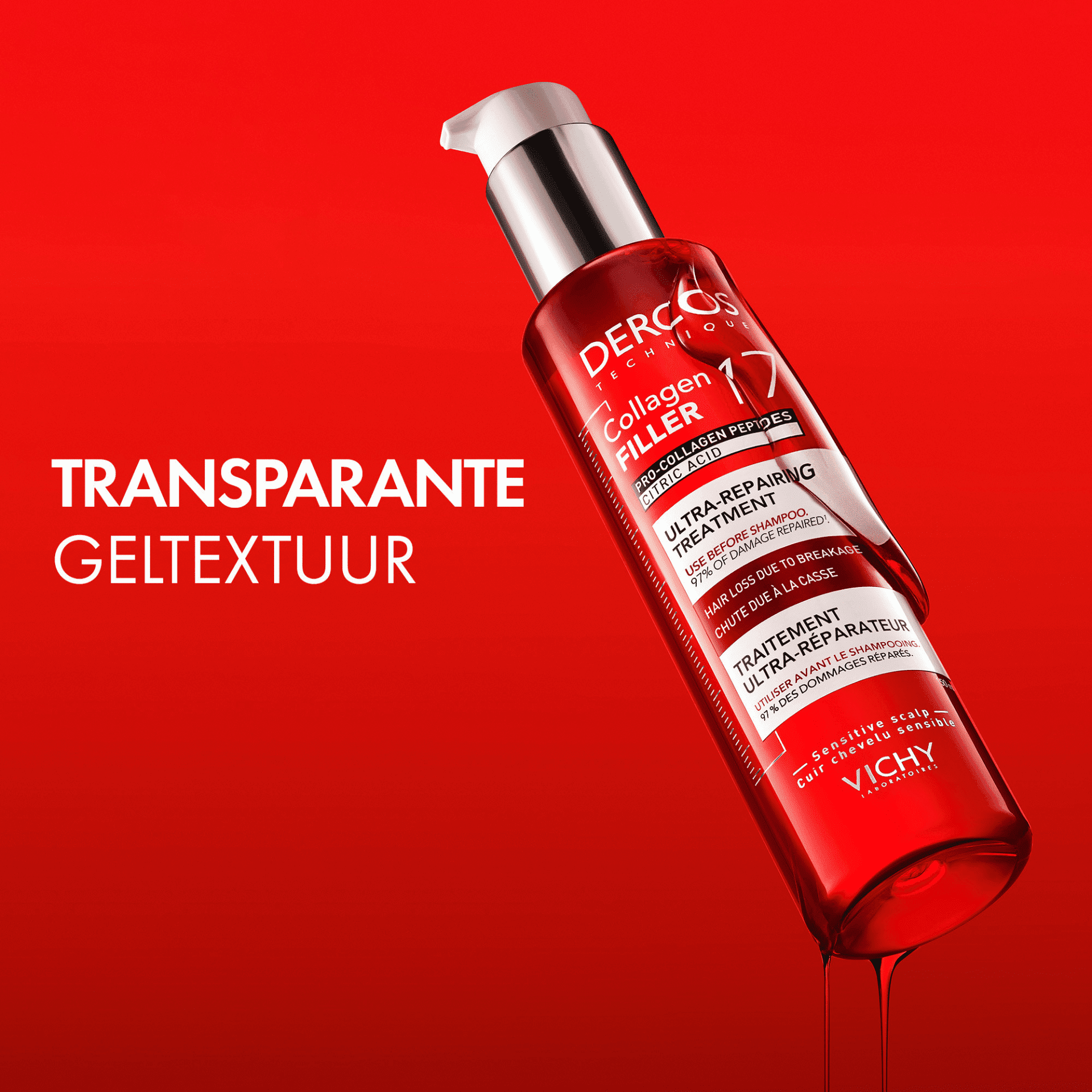 Vichy Dercos Collagen 17 Filler Pre-Shampoo 150 ml | Optiphar