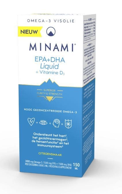 Minami Epa+dha Liquid + Vit D3 Fl 150ml | 150 ml | Optiphar
