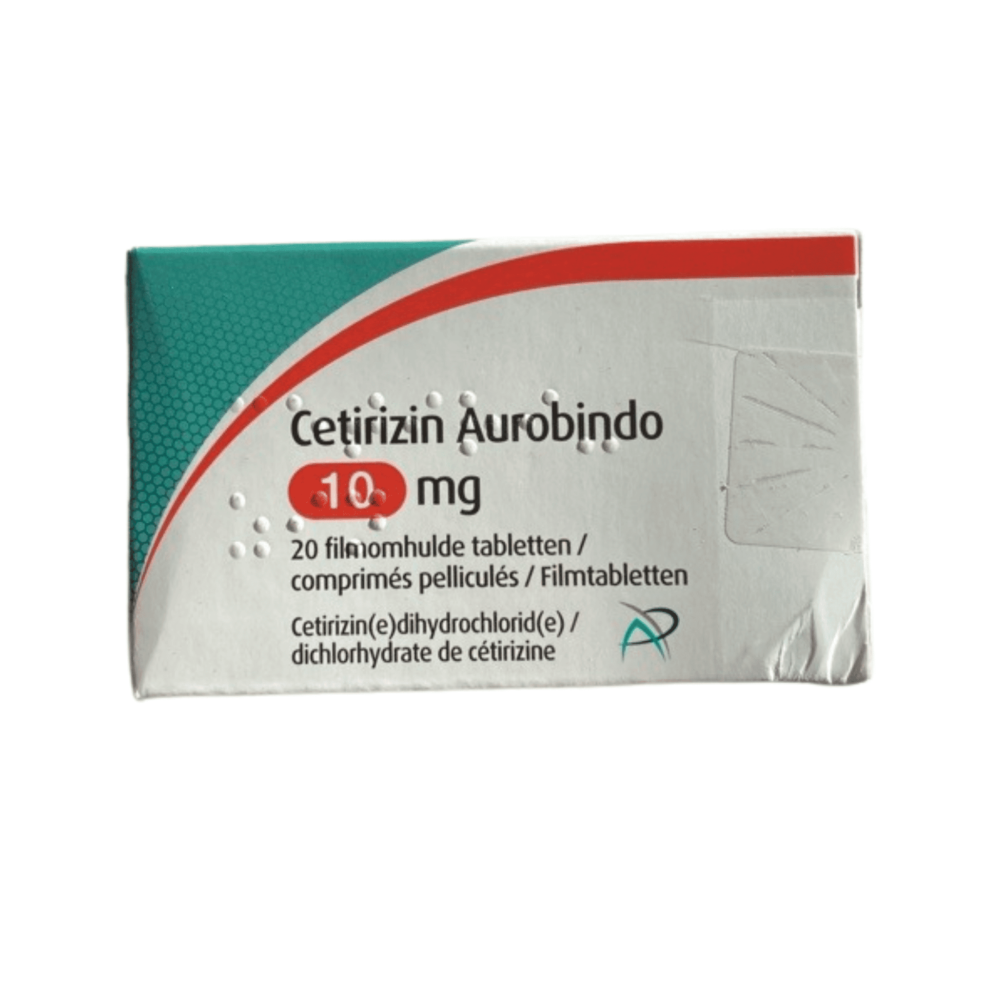 Cetirizin Aurobinde 10 mg 20 tabletten | Optiphar