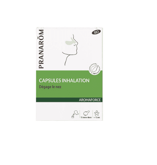 Aromaforce Inhalation maakt de neus vrij